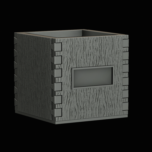 🪵 wood box sign small high dovetail joint for 3d printing・Free 3D File ...