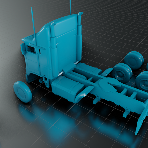 🚚 PETERBILT 362 TRUCK・ STL File for 3D printing・Cults