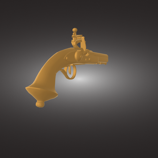 STL file Antique pistol 🔫 ・Template to download and 3D print・Cults