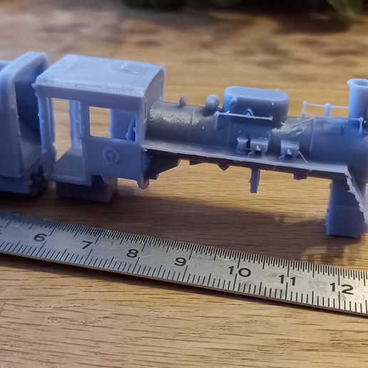 😤 H0e Chinese C2 Class Narrow Gauge Steam Locomotive・ STL File for 3D ...
