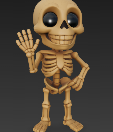 💀 Skeleton・ STL File for 3D printing・Cults