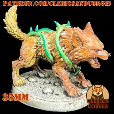🐺 The Blighted Wolf: 35mm Corrupted Worg, Dire Wolf, or Blight Creature ...
