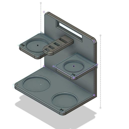 a measuring cup holder
