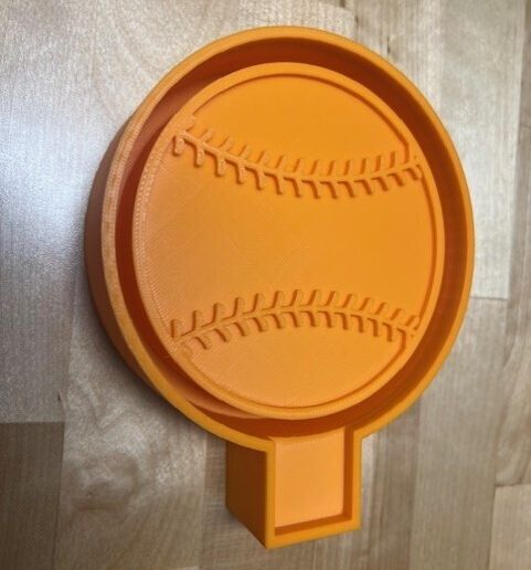 STL file Baseball Freshie Mold ⚾ ・3D print model to download・Cults