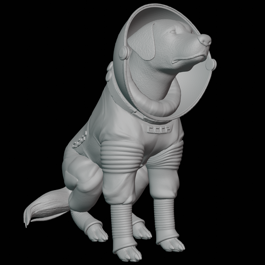 🛰 Cosmo Space Dog Marvel Figure・ STL File for 3D printing・Cults