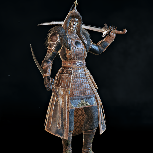 🦸 For Honor - Outlanders - Khatun.・ OBJ File for 3D printing・Cults
