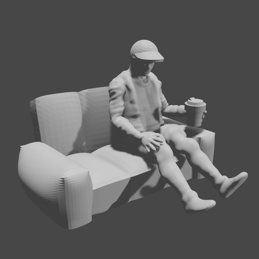 👴 Old Man・Free STL File for 3D printing・Cults