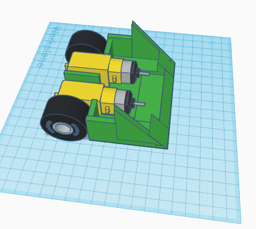 Archivo STL Chasis robot mini sumó RC 🤖 ・Modelo para descargar y ...