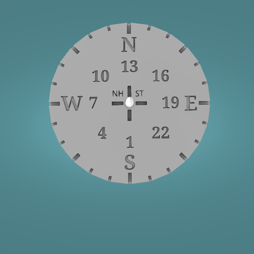 ☀️ Solar Compass・ STL File for 3D printing・Cults