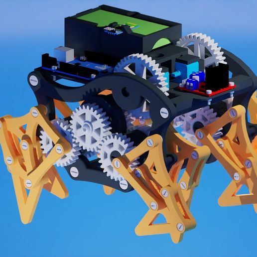 🤖 Théo Bot - strandbeest - Android・ 3D File for 3D printing・Cults