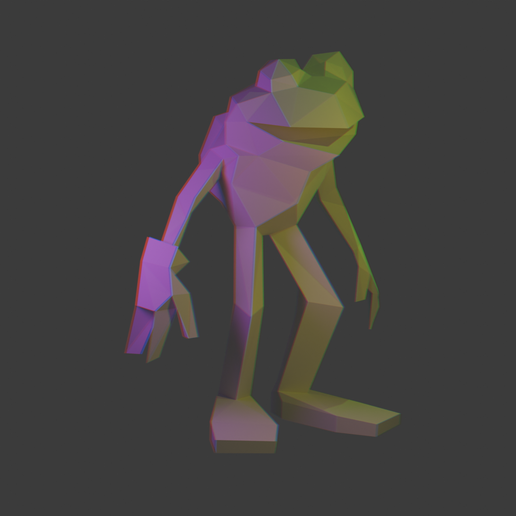 STL file Lowpoly psx Robin from Muppet Monster Adventure 👹 ・3D print ...