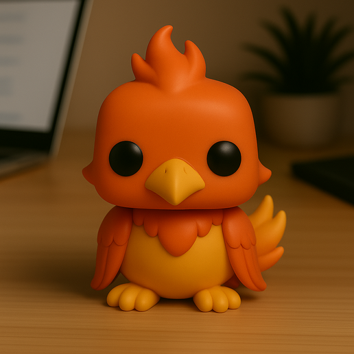 Phoenix - Animals Pop Collection 🧊 ・ 3D File for 3D printing・Cults