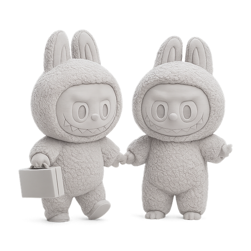 🧑‍🤝‍🧑 LABUBU best friends・ STL File for 3D printing・Cults