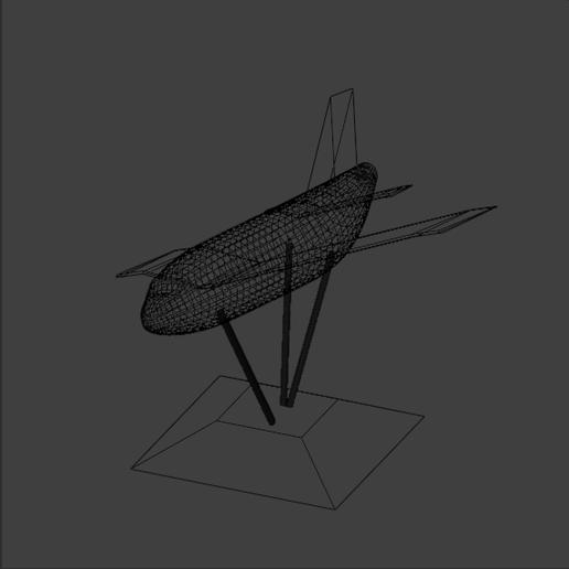 3D file Space Plane Low-poly 3D Model 🛰 ・Model to download and 3D print ...