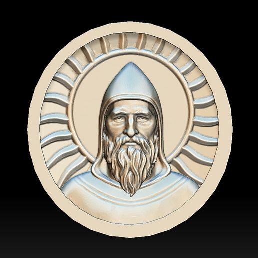 STL file Saint Benedict Pendant 3D print model ️ (OBJ)・3D printer ...
