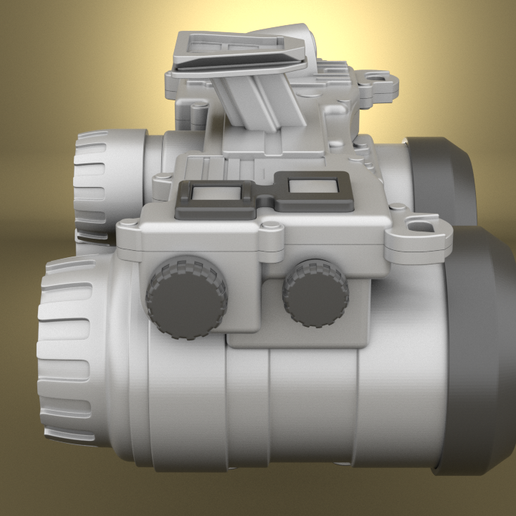 🔫 Airsoft PSQ-36 Thermal Fusion Night Vision Goggle Hollow body・ STL ...