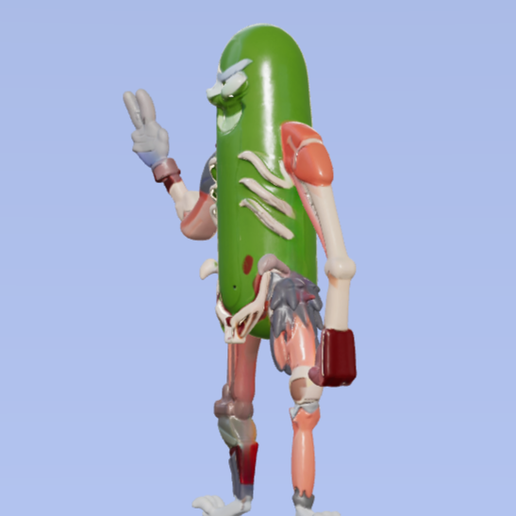 STL file Pickle Rick Rat suit 3D model to print 🐀 ・3D printer design to ...