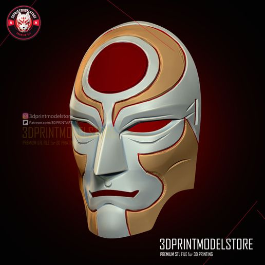 🎃 Amon Mask - Avatar Legend of Korra - Cosplay Halloween・ 3D File for 3D printing・Cults