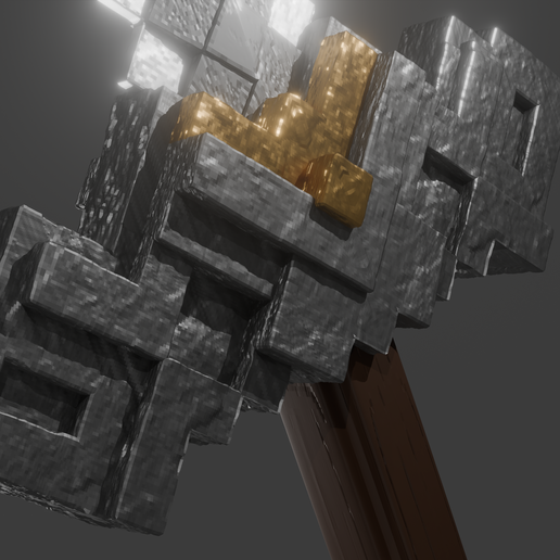 🎬 Minecraft Movie Sword - 3D printable・ STL File for 3D printing・Cults