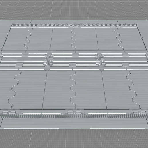 🤖 MHB08OF-Classic Mech Hangar Platform Deck Fixture 3D print model・ STL ...