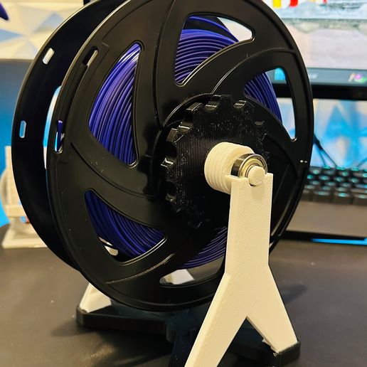 Archivo STL Soporte para filamento 🧞‍♂️ ・Modelo de impresora 3D para ...