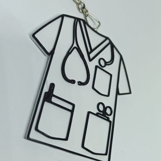 🔑 key ring - medical ambo - medicine・ STL File for 3D printing・Cults