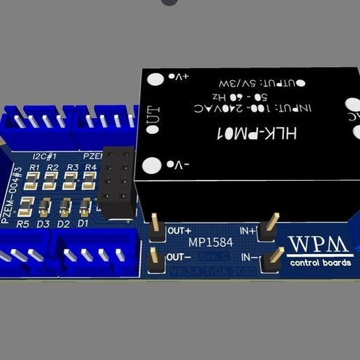 🧑‍🔧 PZEM-004 DIN rail mounted power monitoring unit・Free 3D File for ・Cults