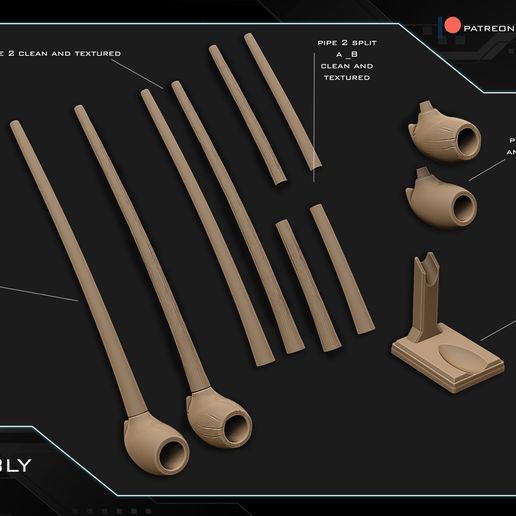 3D file Saruman smoking pipe 🚬 ・Design to download and 3D print・Cults