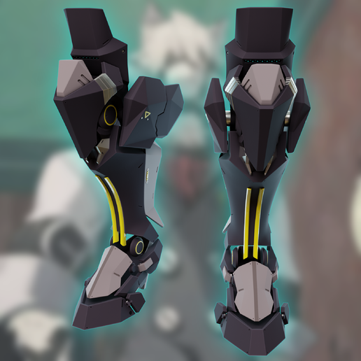 💤 Von Lycaon Cosplay prosthetic legs armor zenless zone zero・Archivo 3D ...