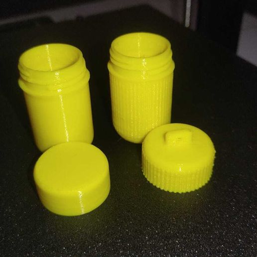 🤏 Small Pill Container - Small Pill Container With Keytag・Free STL File ...