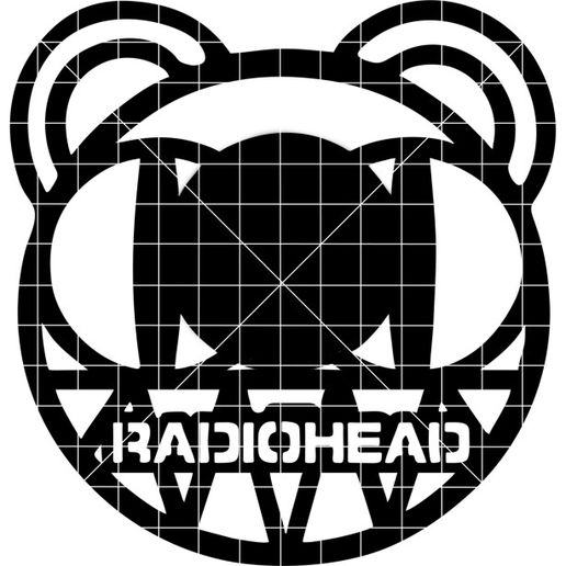 ⏺️ Radiohead for laser cutting on vinyl record DXF file・ DXF File for ...