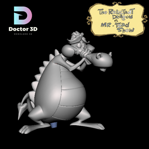 🐉 The Nutty Dragon and the Incredible Mr Toad- Rankin/Bass-diorama・ 3D ...