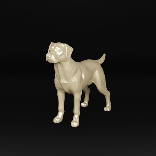 STL file Labrador Retriever 3D Model – Detailed Pet Dog STL for 3D ...