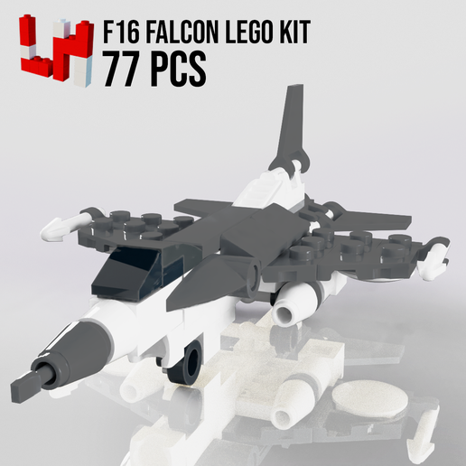 🧱 LEGO F16 Falcon Kit・Free STL File for 3D printing・Cults