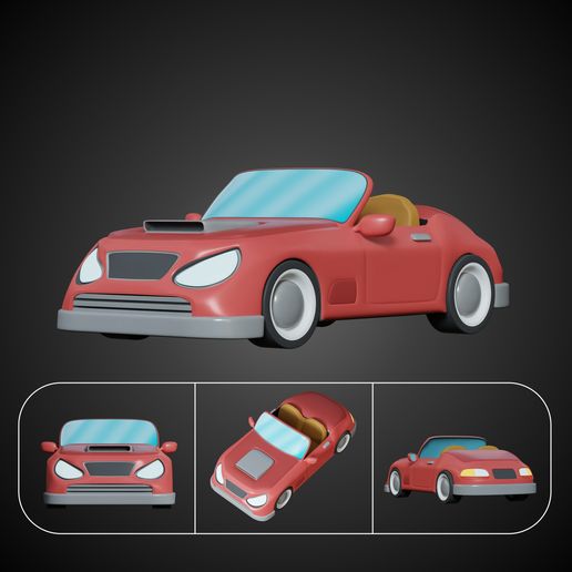 STL file Sports Car 🚗 ・Design to download and 3D print・Cults