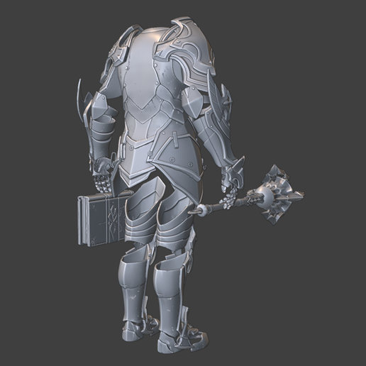 🎭 Solo Leveling – Min Byung-Gyu Wearable Armor Set with Mace and ...