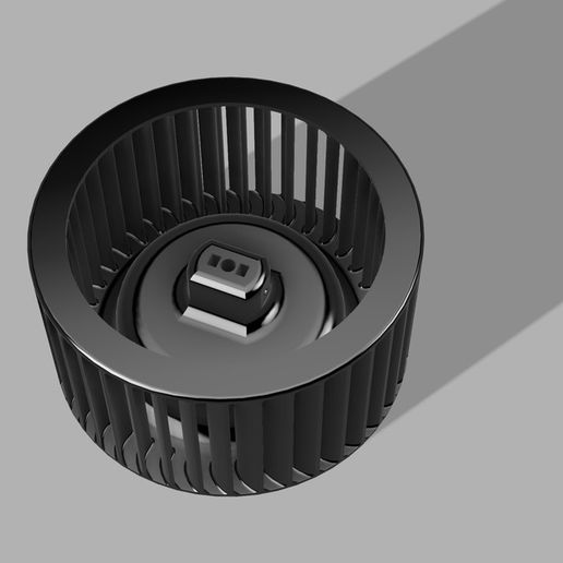 🔧 Squirrel Cage Fan・Free 3D File for ・Cults