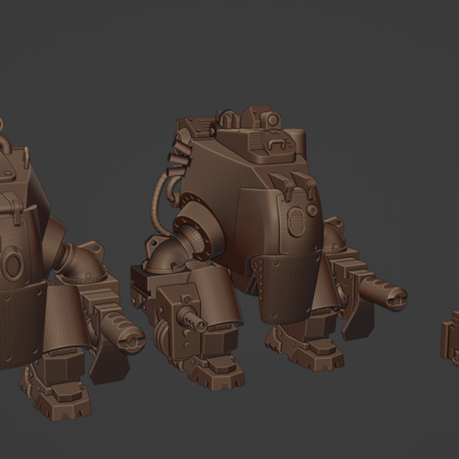 🤖 Red Blok Kolossus Proxy・ STL File for 3D printing・Cults