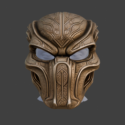 🎭 Predator Mask・ STL File for 3D printing・Cults