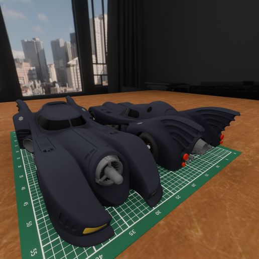 🚗 RC 1/10 Batmobile 89´・ STL File for 3D printing・Cults