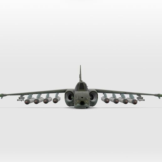 🏢 Su-25 Frogfoot・ STL File for 3D printing・Cults