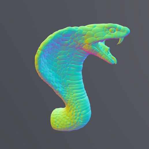 🐍 Power of the 3D Snake: Soft, Detailed, and Captivating・ STL File for ...