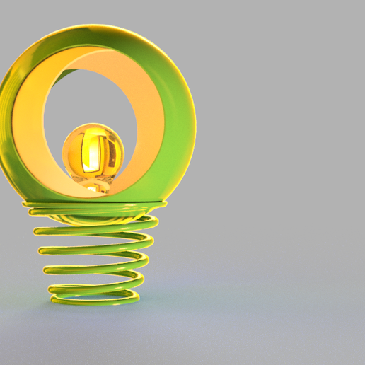 🔦 Modern Spiral Base Lamp – Futuristic 3D Printable Light・ STL File for ...