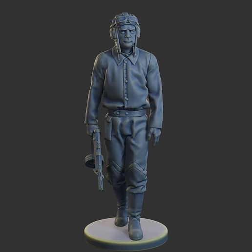 🪖 Russian Soviet tank Crew STC WW2 1 007・ 3D File for 3D printing・Cults