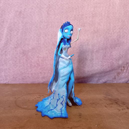 🗿 Emily The Corpse Bride - Resin Sculpture・ STL File for 3D printing・Cults