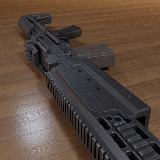 🔫 M14 EBR Rifle ( Prop-Gun ) 1/1 Size・文件用于 STL 三维打印・Cults