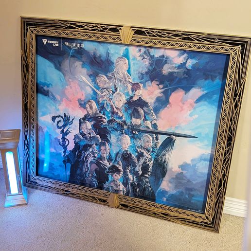 🖼️ FF14 Amaurot inspired frame – Secret lab chair poster size・3D Print ...