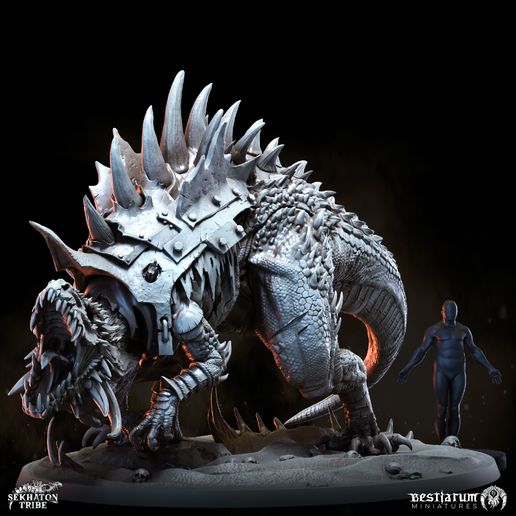 3D file Sekhaton Primeval 🦖 ・3D printing model to download・Cults