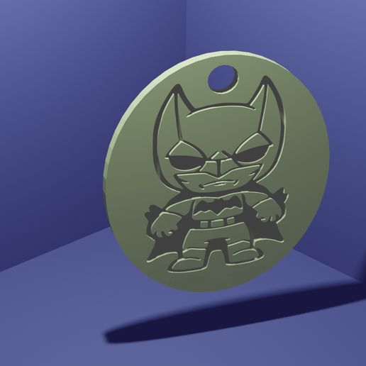 🗝️ batman keychain・Free STL File for 3D printing・Cults
