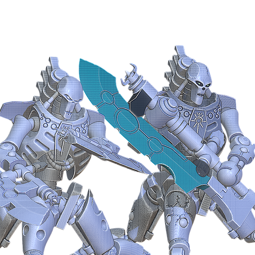 Fichier OBJ Destructeurs Skorpekh Necron. 🧟 ・Design pour impression 3D ...